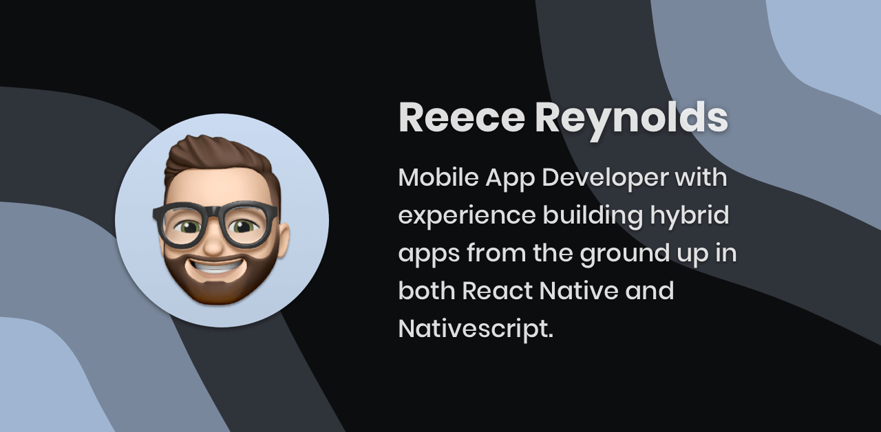 Reece Reynolds - Software Engineer.